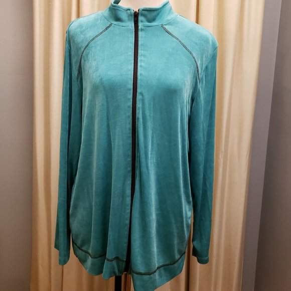 Citiknits | Jackets & Coats | Citiknits Womens Zip Front Slinky Travel ...